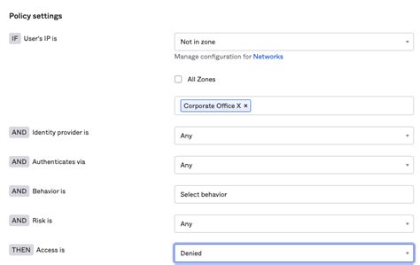 How To Allow Access To The Okta Applications Only From A Specific Ip Range