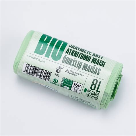 Biolagunevad Prügikotid 8l25tk Biobag Sahveree