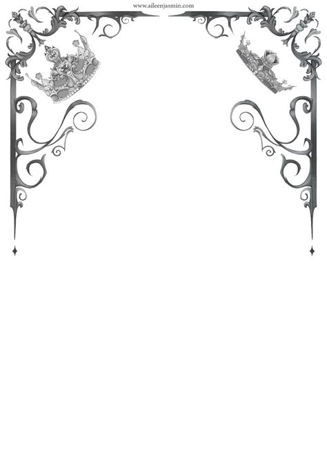 Grayscale Chapter Heading Majesties Behance