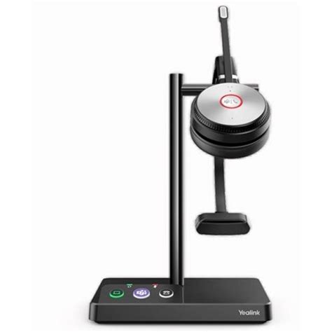 Yealink Wh62 Mono Uc Teams Dect Wirelss Headset Busylight On Headset