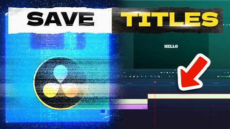 How to Save Custom Text Animations on the Edit and Fusion Page (DaVinci Resolve) - YouTube