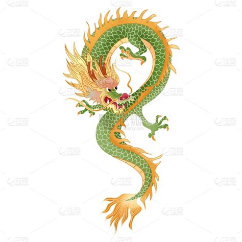 中国风端午节龙元素贴纸