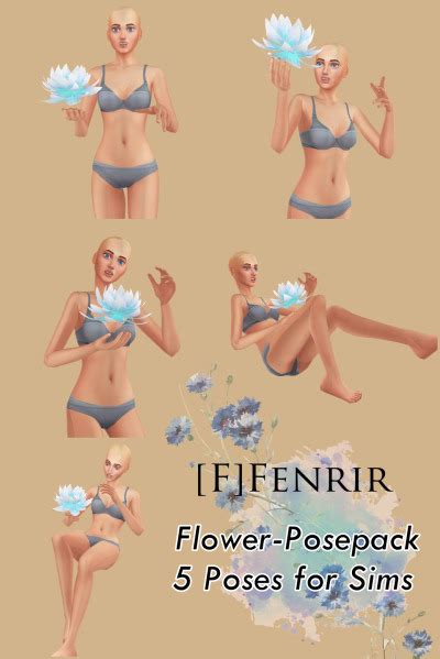 [f] Flower Posepack Tumbex