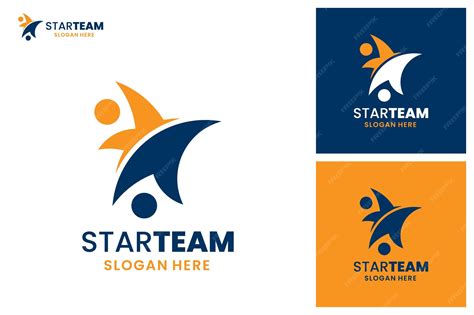 Premium Vector Star Business Team Logo Vector Design Template
