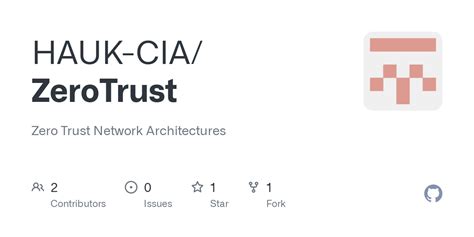 Github Hauk Cia Zerotrust Zero Trust Network Architectures