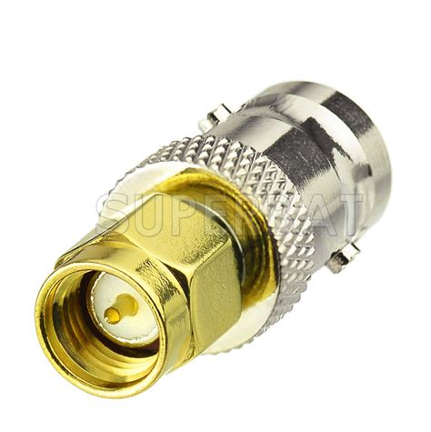 Rf Coaxial Coax Handheld Radio Antenna Adapter Bnc Female To Sma Male