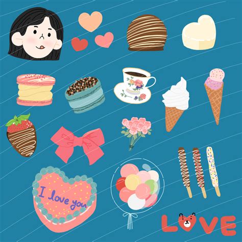 발렌타인데이 초콜릿 러브 위버딩