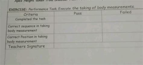 EXERCISE Performance Task Execute The Taking StudyX