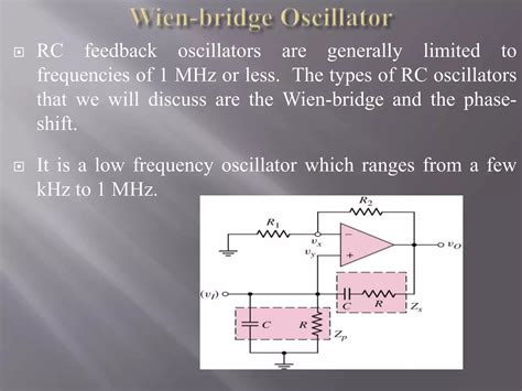Op Amp Application As Oscillator Pptx