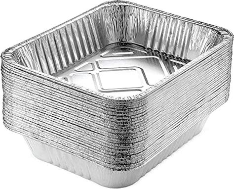 Nogis 9 X 13 Aluminum Foil Pans 50 Pack Durable Disposable Grill