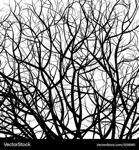 Tree Pattern Royalty Free Vector Image Vectorstock