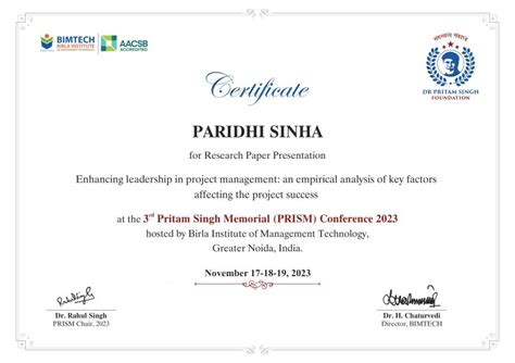 Paridhi Sinha On Linkedin Im Thrilled To Announce That We Recently