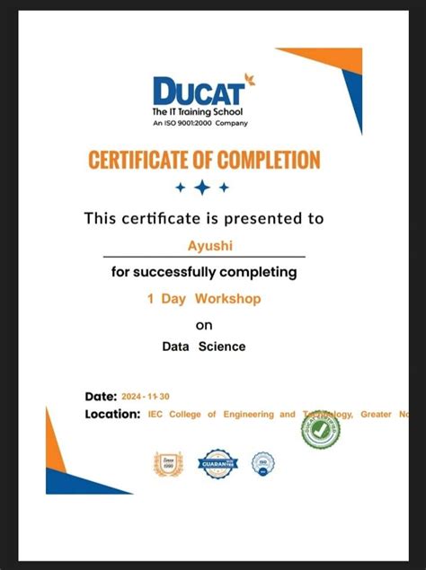 Datascience Workshop Learningexperience Aayushi Singh
