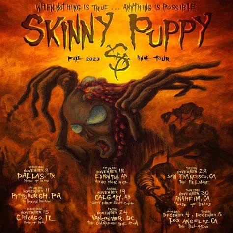 Skinny Puppy Announces Fallwinter 2023 Final Tour Dates Mxdwn Music