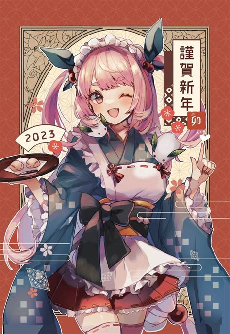 2023 插画师ちろ 白野的女孩插画图片 Bobopic