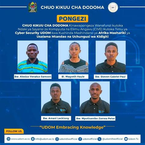 isaka james on linkedin cybersecurity udom itexcellence