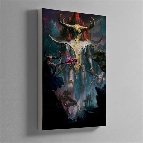 Avalenor The Stoneheart King Art Print Age Of Sigmar Collectible