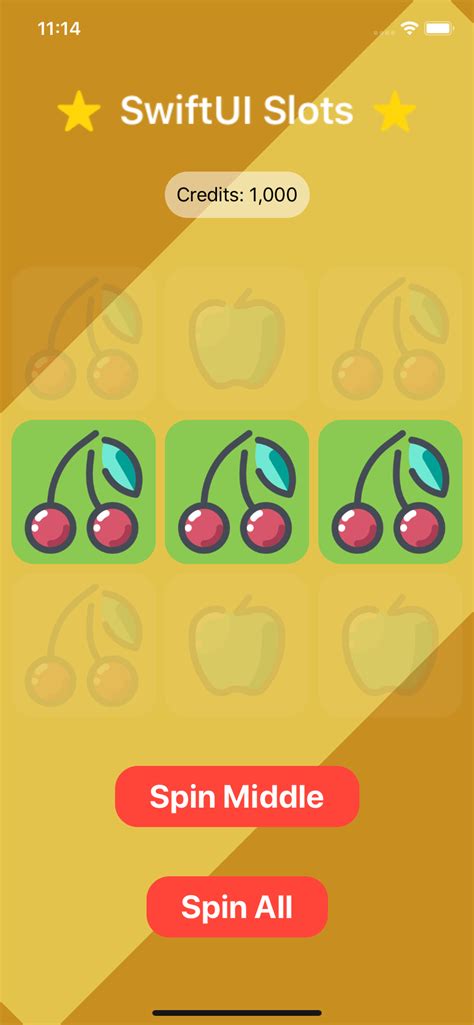 Finished The SwiftUI Slots App Post Your Screenshot Here Community