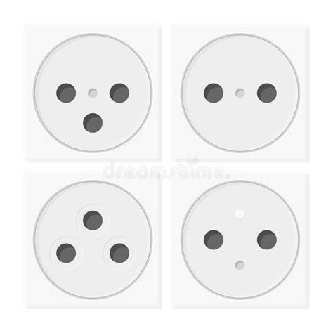 Wall Electrical Socket Vector On White Background Stock Illustration Illustration Of Interior
