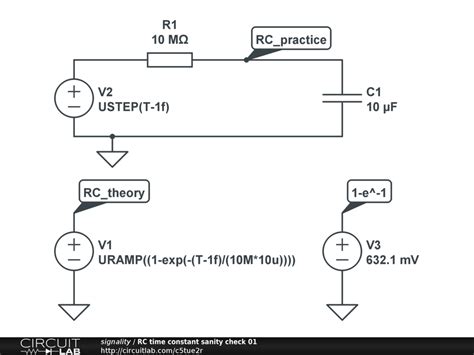 Rc Time Circuit Diagram How Do I Calculate The Time Constant For C1 In