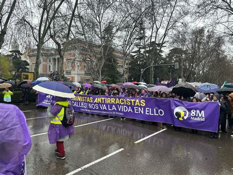 MANIFESTACIÓN 8M MADRID Miles de mujeres salen a las calles de Madrid en un 8M contra el