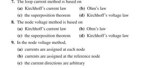 Solved The Loop Current Method Is Based On A Chegg
