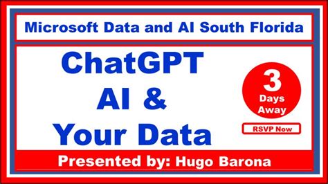 Microsoft Data And Ai South Florida On Linkedin Ai Chatgpt