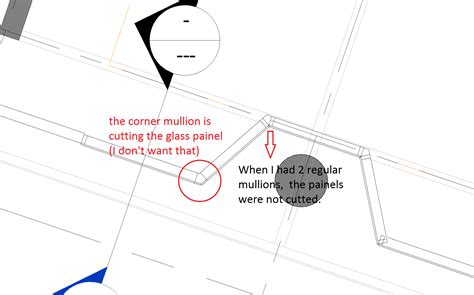 revitcity com how to make panels overlap mullions add gaps between those