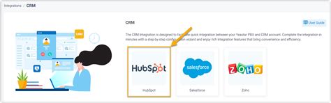 Integrate Yeastar P Series Cloud Edition With Hubspot Crm