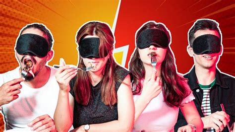 თვალახვეული ჭამა ვინ გამოიცნო რას ჭამდა Gd Squad Vlog 94 Youtube