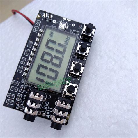 Digital LCD MHz MHz FM Radio Module Stereo FM Receiver Board Audio Output EBay