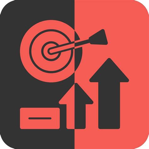 Thrive On Red Inverse Icon Vector Art At Vecteezy