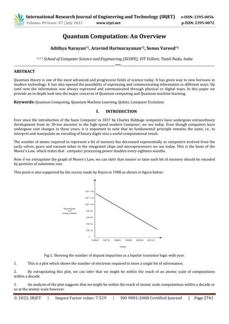 Quantum Computation An Overview Pdf