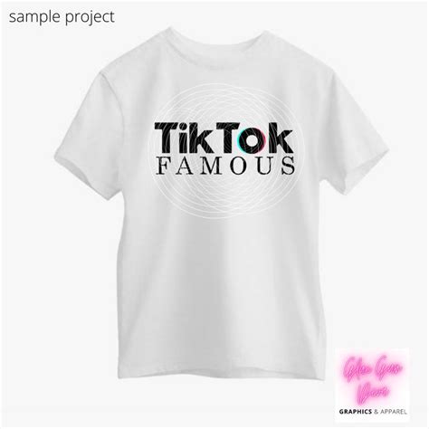 Tiktok Famous Tik Tok Shirt Influencer Social Media Funny Etsy