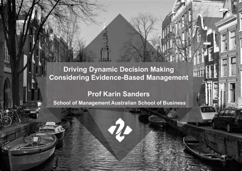 Evidence Based Management