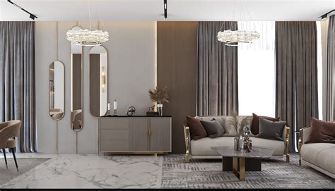 تصميم داخلى لفيلا وتصميم لاندسكيب على 3d Max خمسات