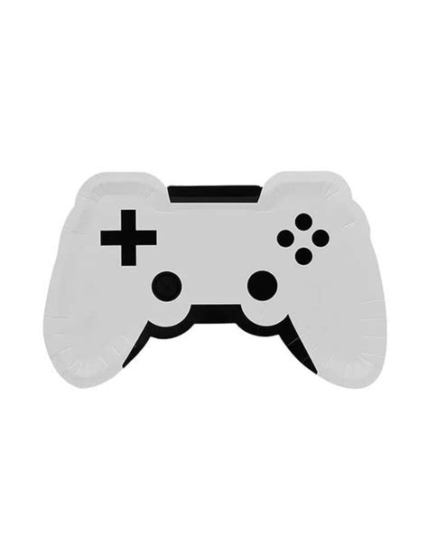 Game Controller Paper Plates Set Of 8