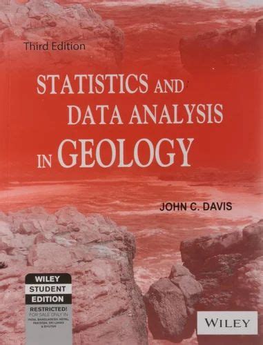 John C Davis Author English Statistics And Data Analysis In Geology