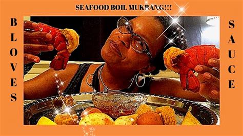 Seafood Boil Mukbang Bloves Smackalicious Sauce Youtube
