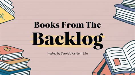 Books From The Backlog 4