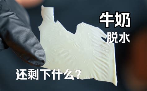 牛奶脱水还剩下什么？｜“你喜欢它湿湿的吗”系列 一餐onemeal 一餐onemeal 哔哩哔哩视频