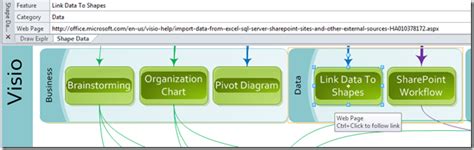 Data Import Export Features In Visio 2010 BVisual