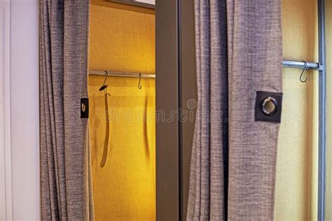 Stylish Fitting Room In The Clothing Department Stock Image Image Of