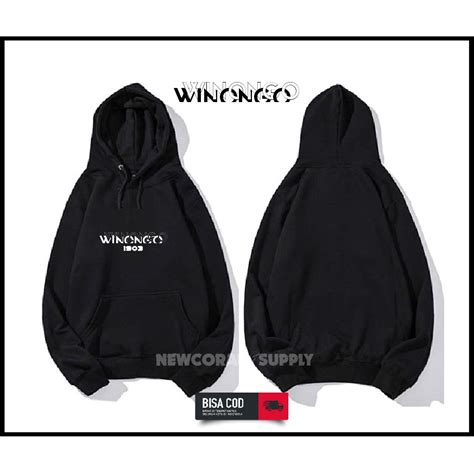jual hoodie jaket jamper winongo 1903 kualitas distro termurah custom shopee indonesia
