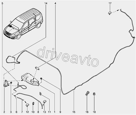 Омыватель задних стекол Лада Ларгус 4601 - DriveAvto