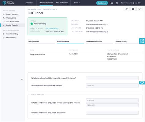 Full Tunnel Sonicwall Cloud Secure Edge Documentation