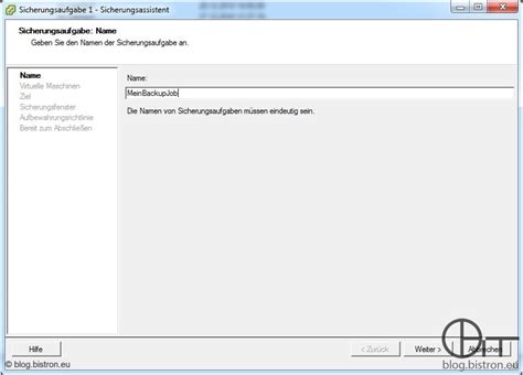 installation u konfiguration vmware data recovery vdr blog bistron eu