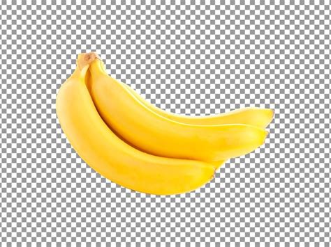 Premium PSD Bunch Of Bananas Isolated On Transparent Background
