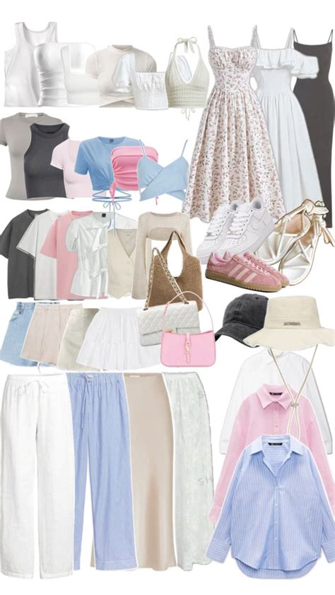 Summer Outfit 2024 базовый гардероб на лето 2024 Basic Summer