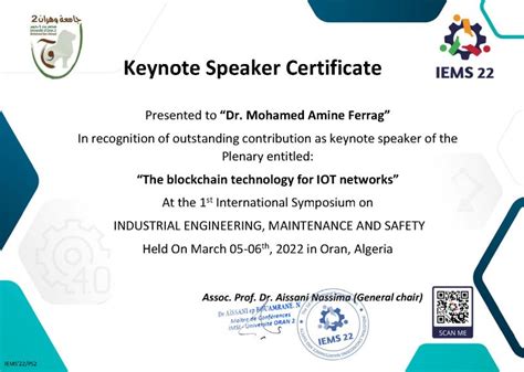 Mohamed Amine Ferrag Phd On Linkedin Blockchain Iot